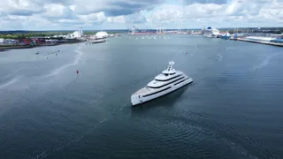 Closer look: Feadship superyacht Zen captured in Southampton